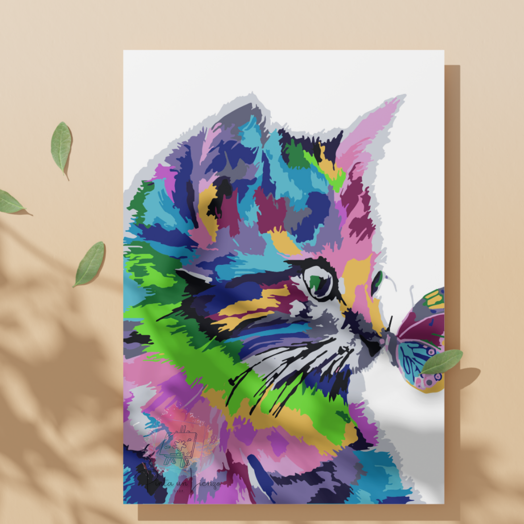 Gatos – Pinta un Lienzo